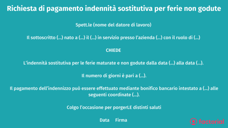 Modulo richiesta ferie: tutti i dettagli che deve contenere [+Modello gratis]